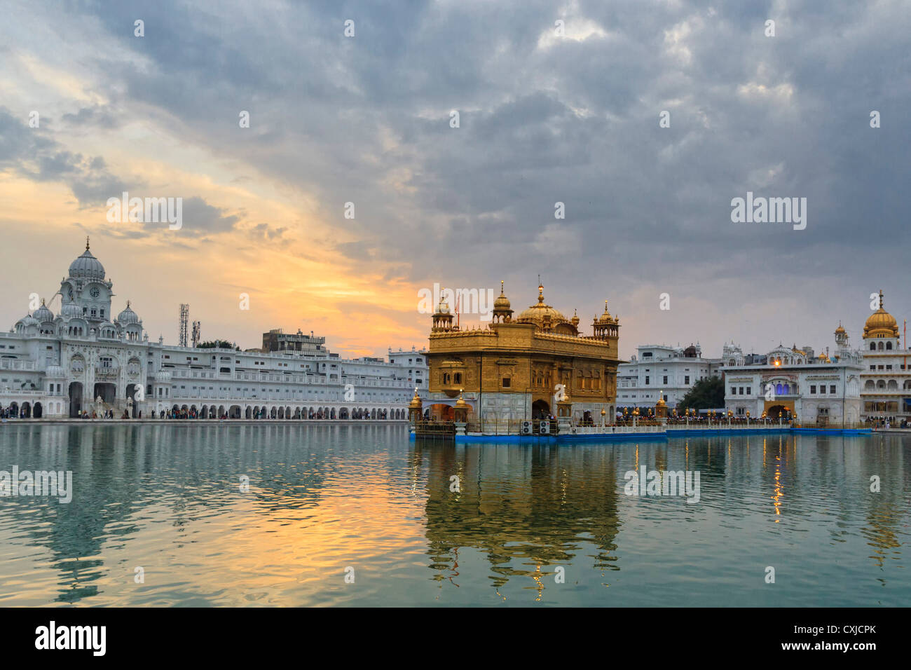 India, Punjab, Amritsar, View of Golden Temple Stock Photo - Alamy