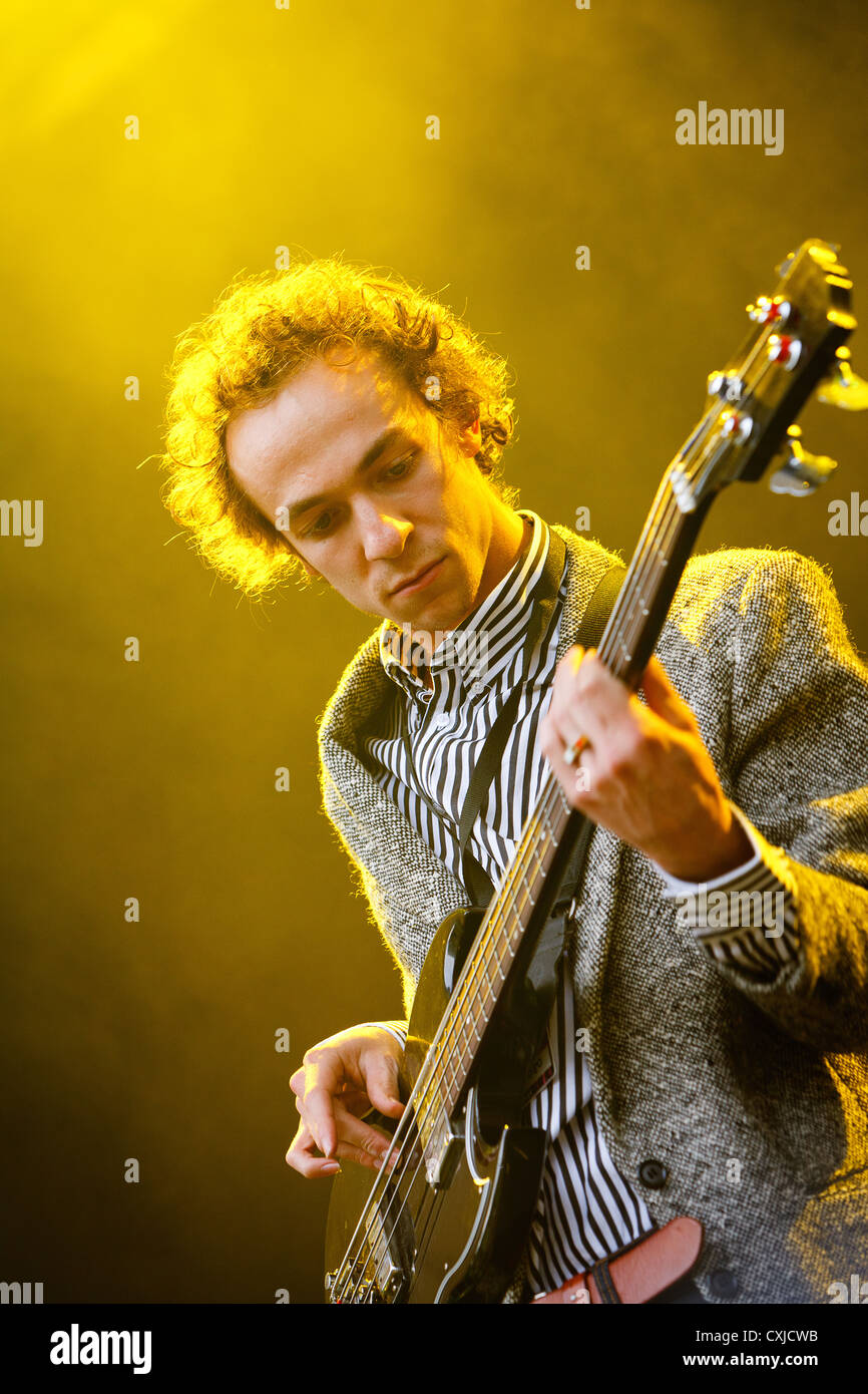 Mystery Jets performing on stage at the Eden Sessions at the Eden ...