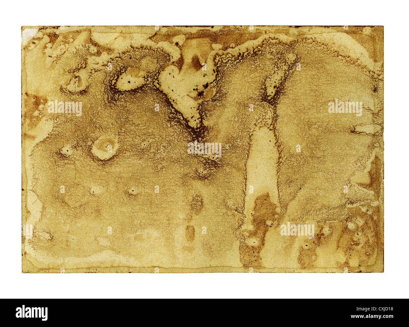 Stained paper isolated Stock Photo - Alamy