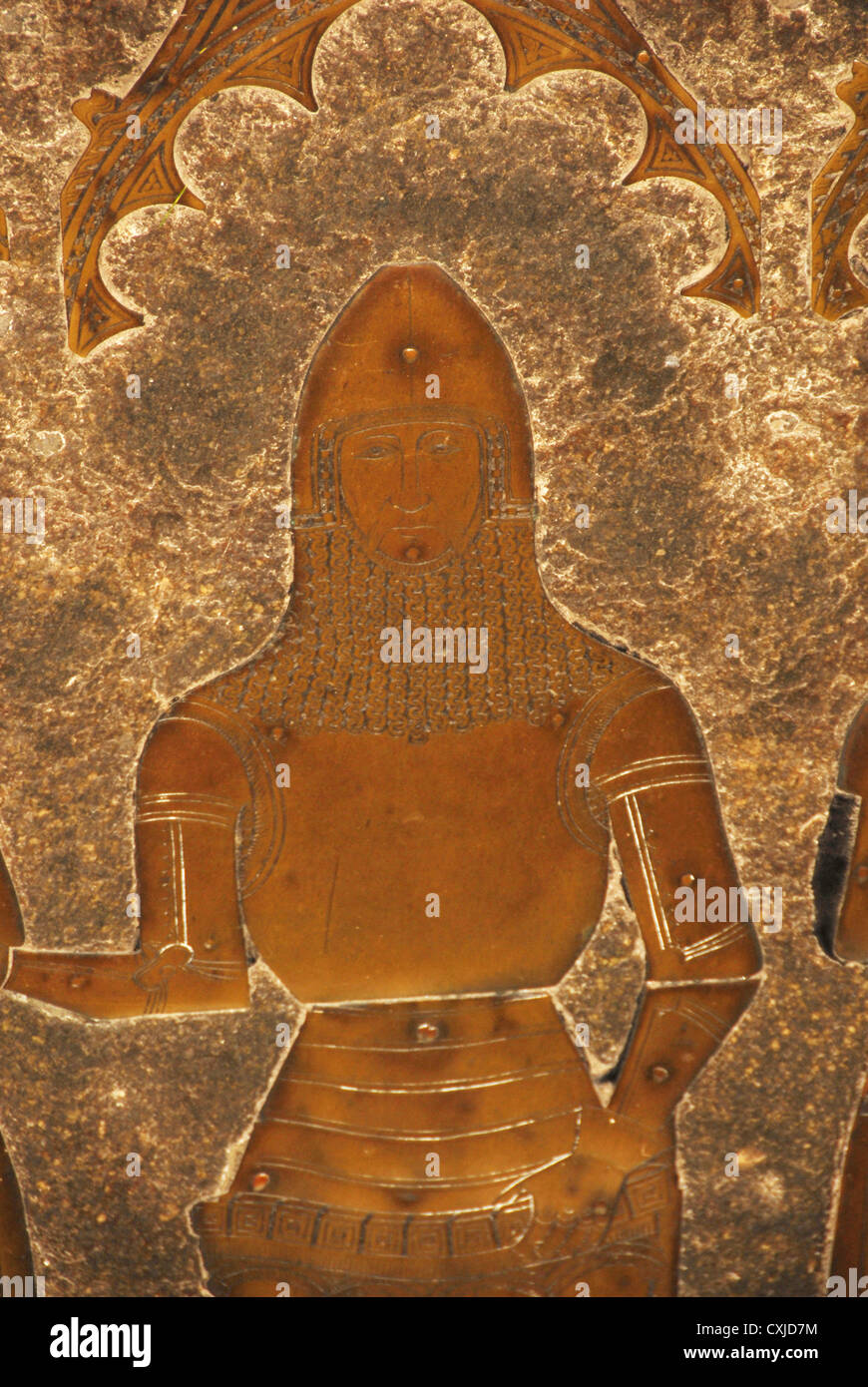 The John Hawley Brass in St Saviour's Church, Dartmouth, Devon Stock ...