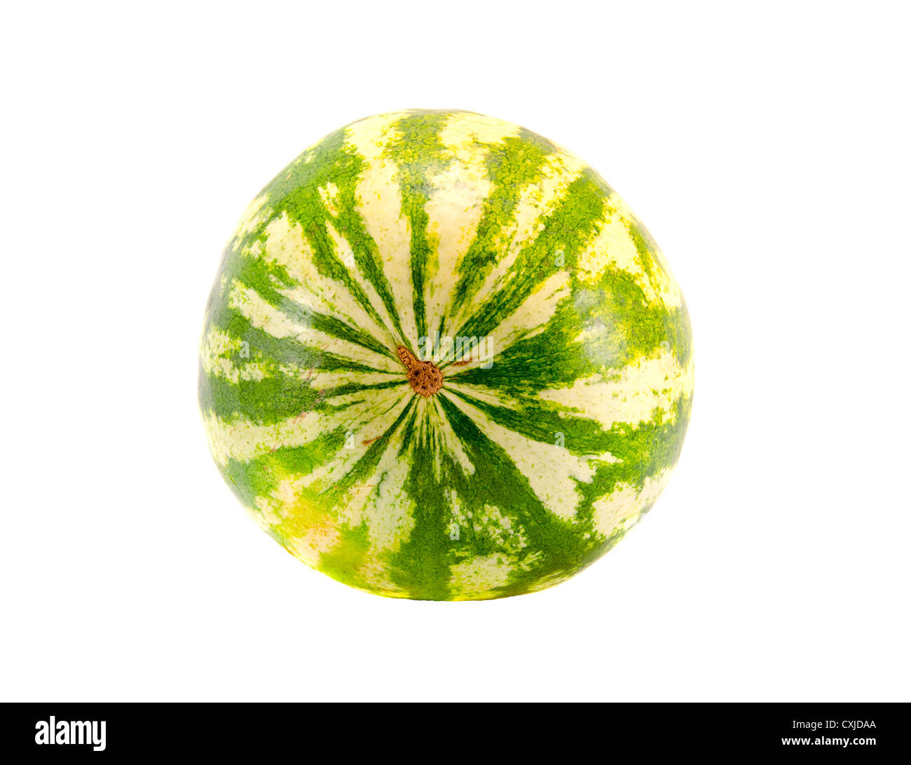 isolated on white background one watermelon Stock Photo - Alamy