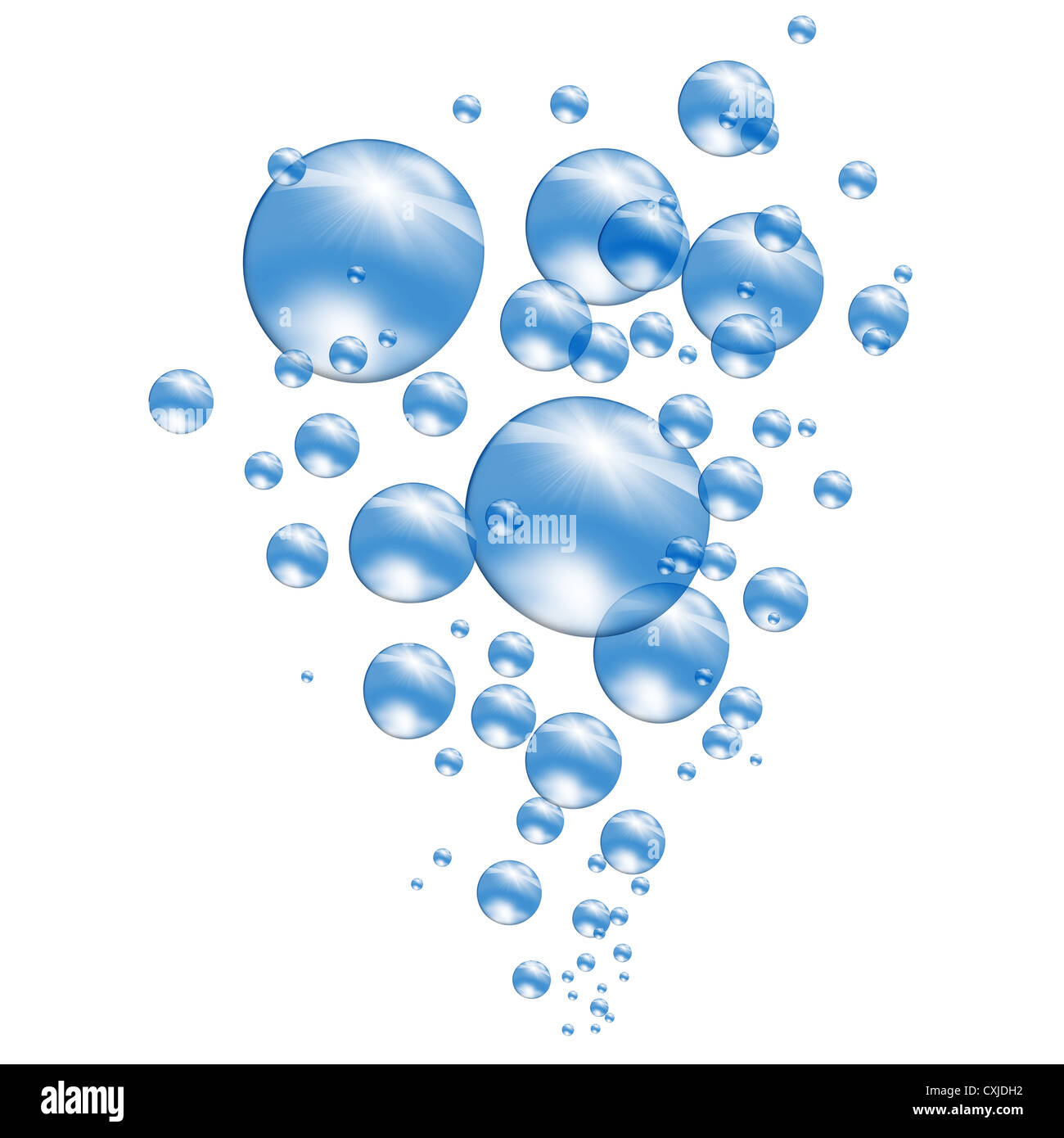 Bubble isolated 3d image Stock Photo - Alamy