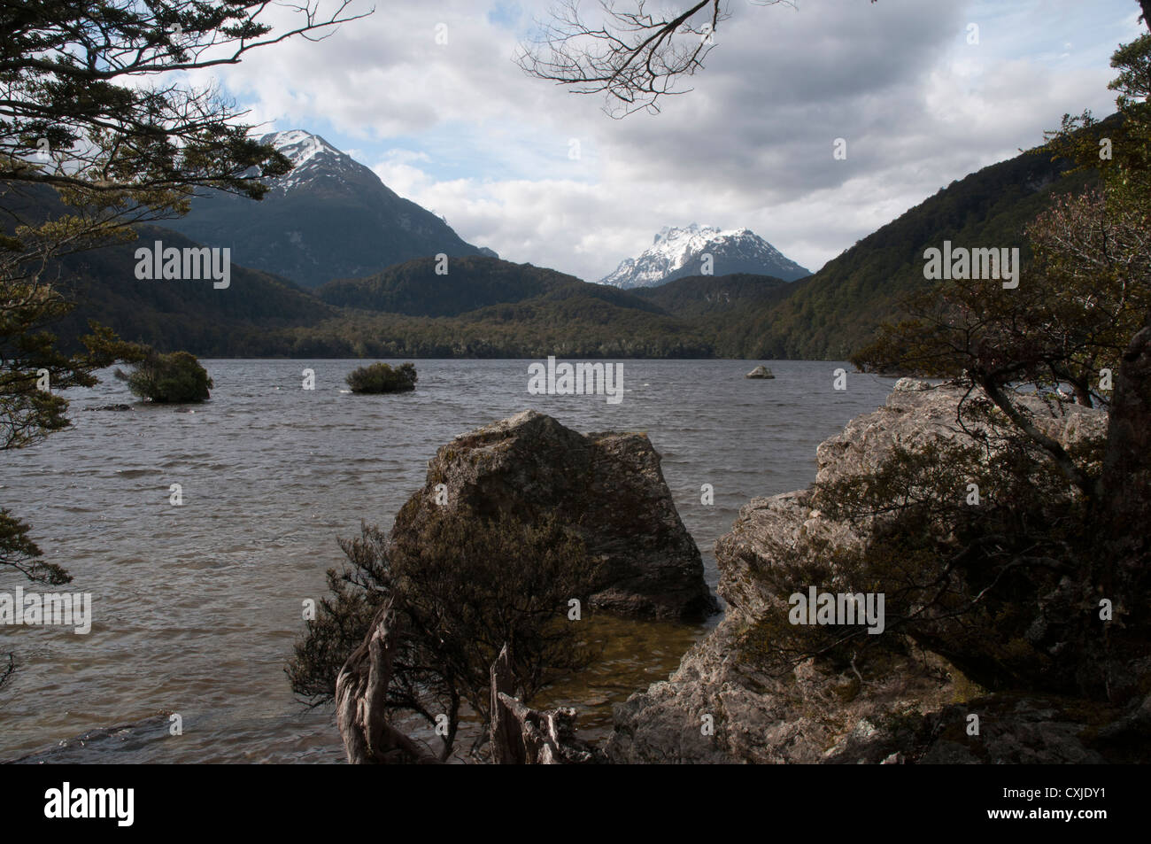 In splendid isolation Lake Sylvan stretches at the eastern slopes of ...