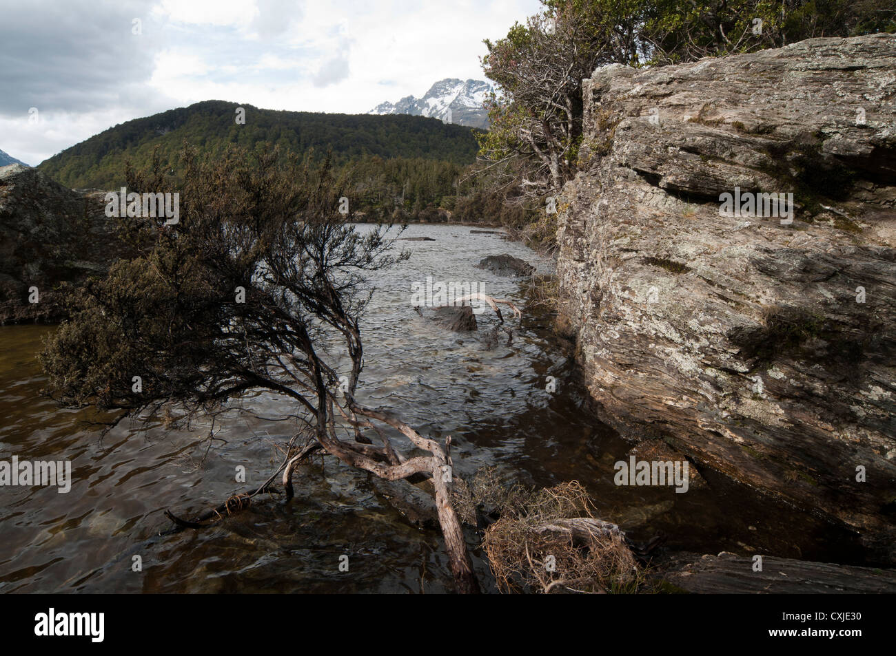 In splendid isolation Lake Sylvan stretches at the eastern slopes of ...