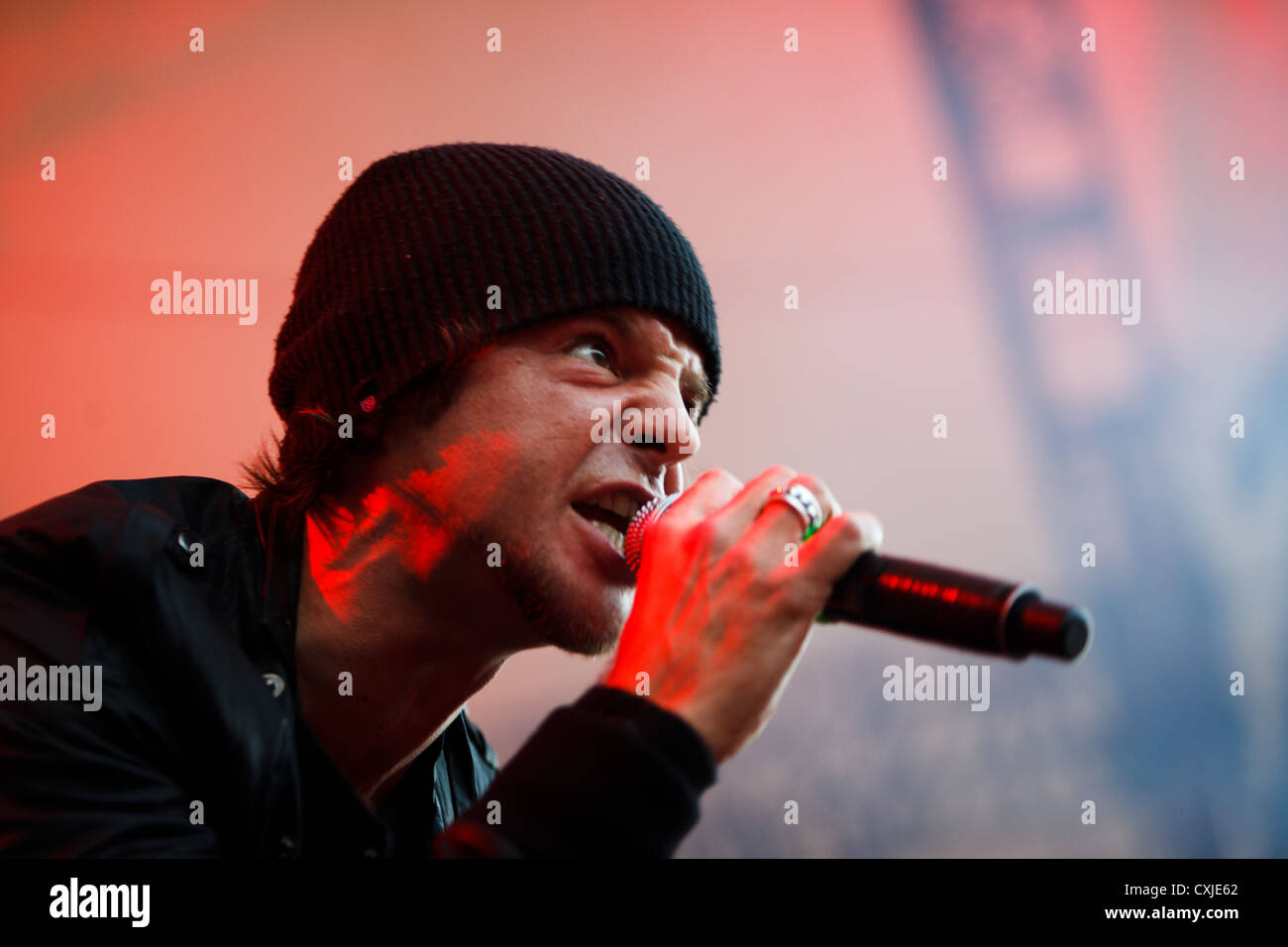 Pendulum on stage at the Eden Sessions at The Eden Project, Cornwall in ...