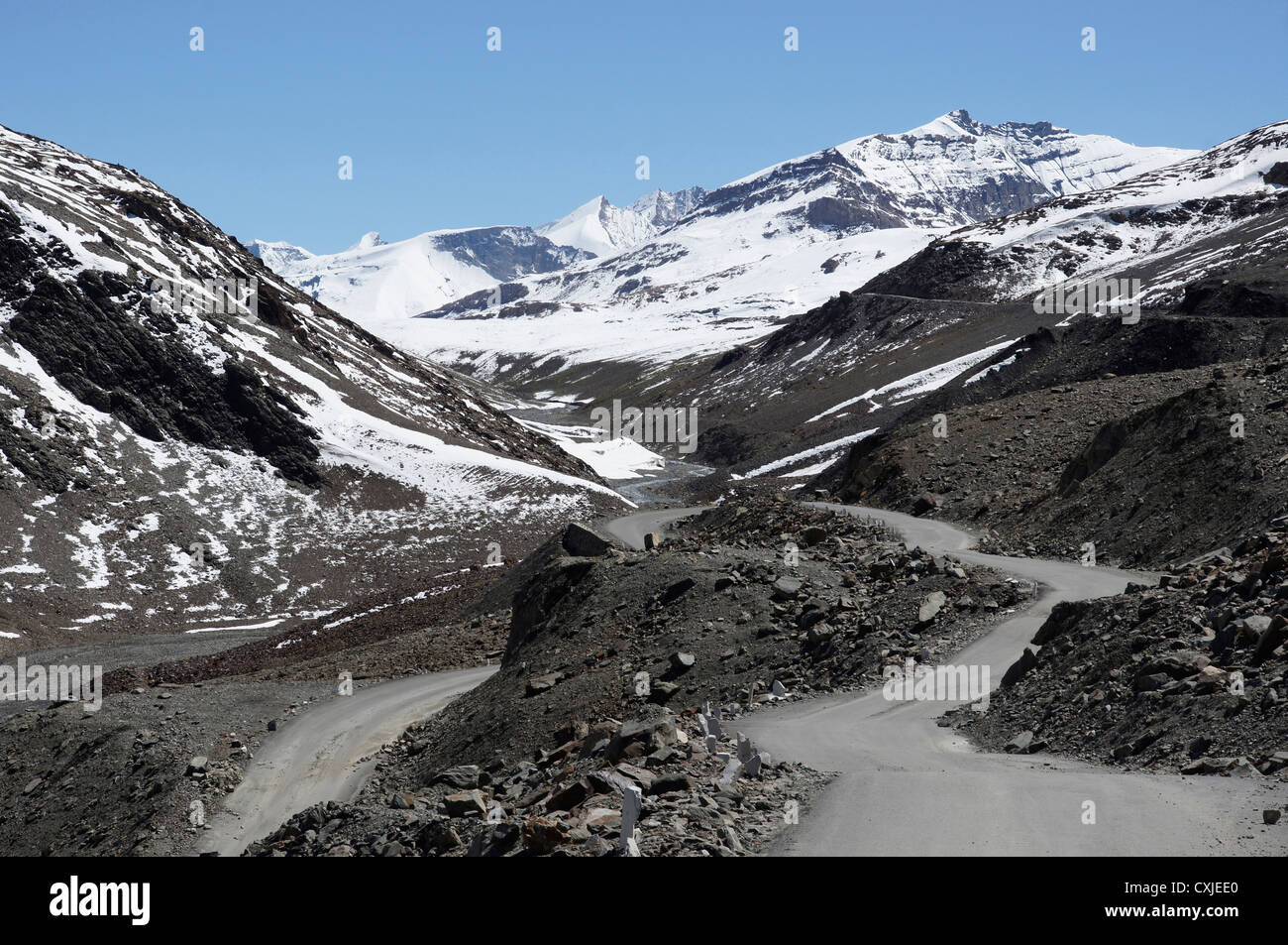 Landscape Between Baralacha La Bara Lacha Pass 4890m And Sarchu Manali Leh Highway Lahaul