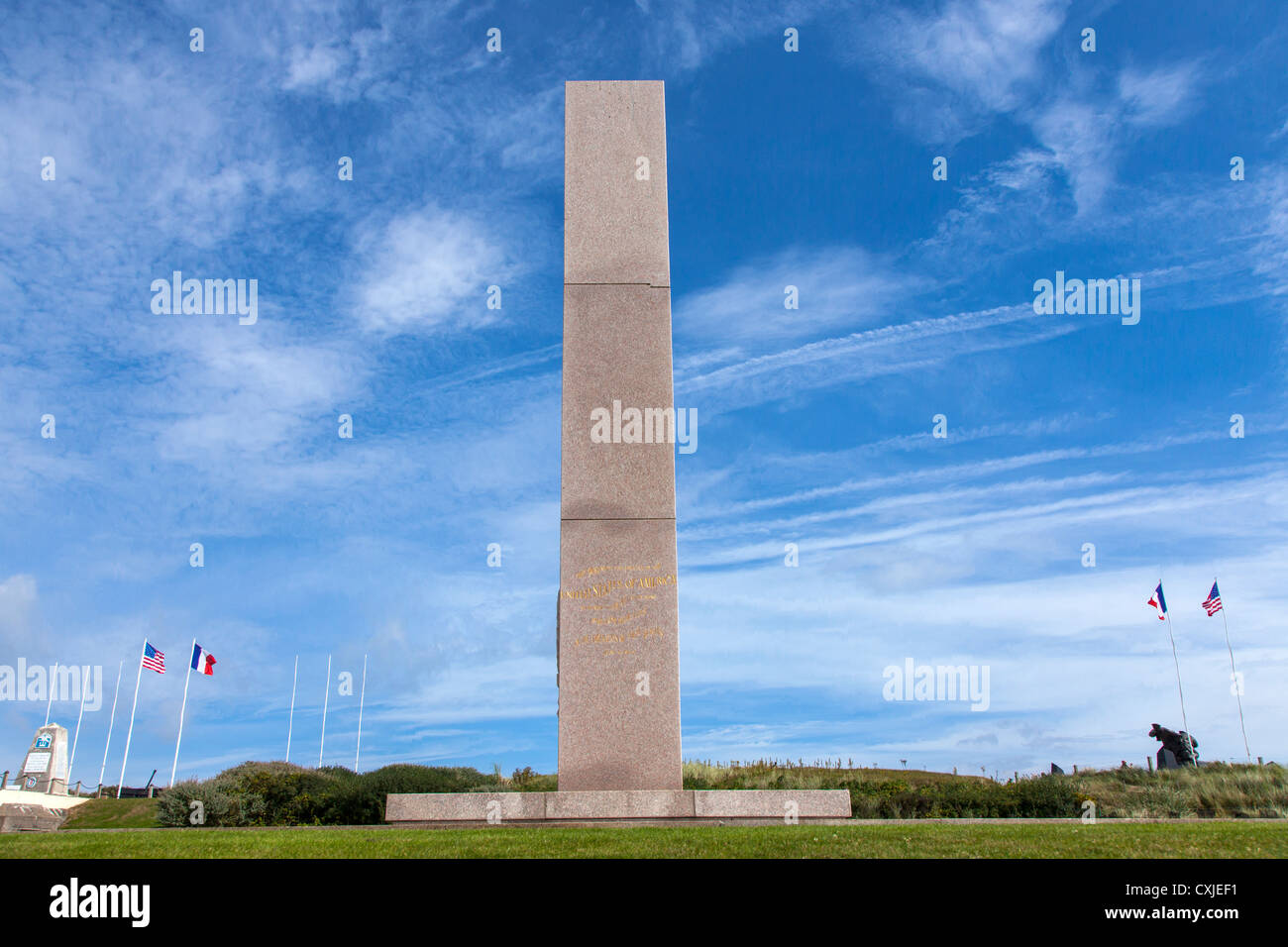 Utah beach american memorial hi-res stock photography and images - Alamy