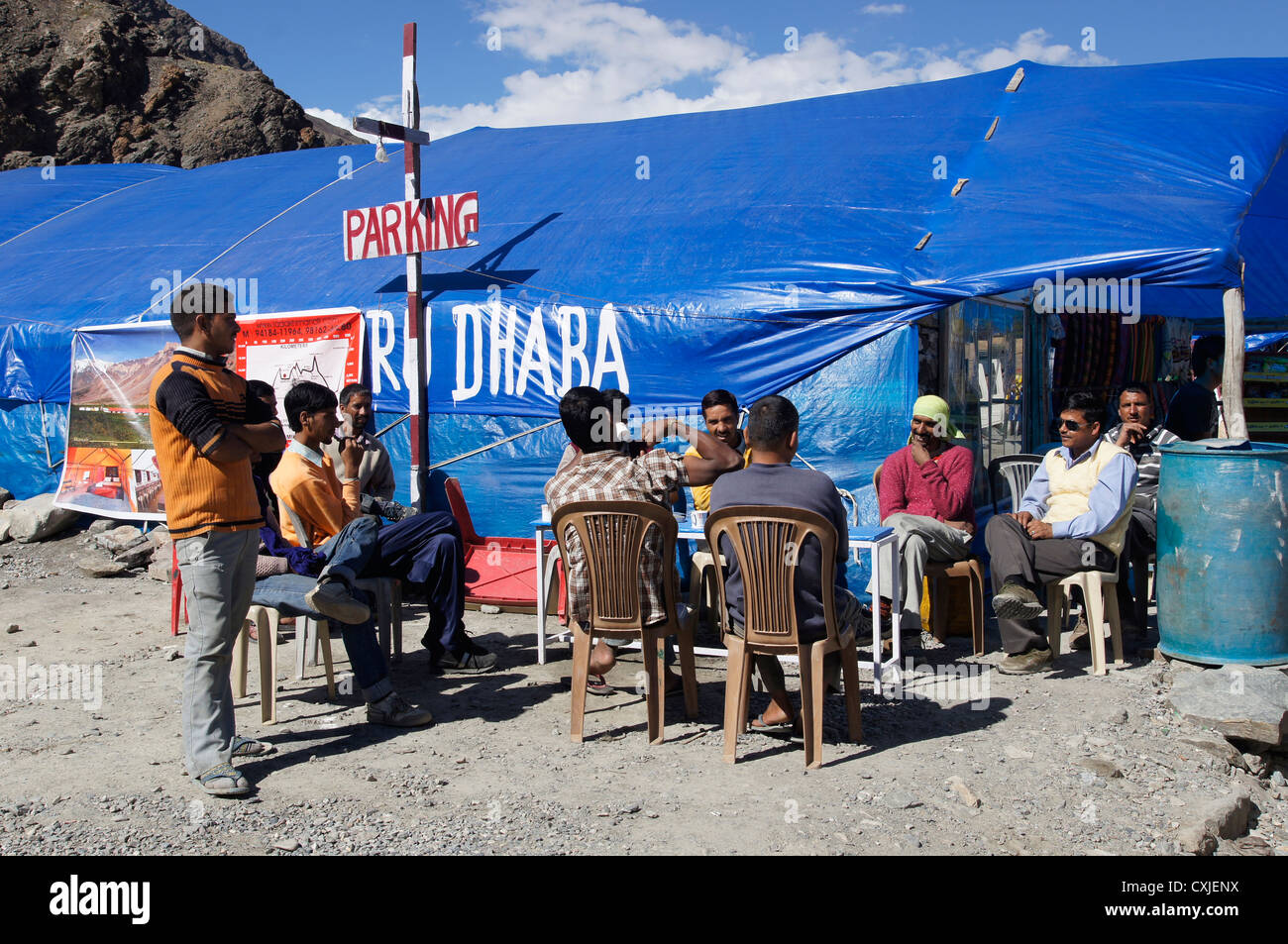 Road Camp Between Baralacha La Bara Lacha Pass 4890m And Sarchu