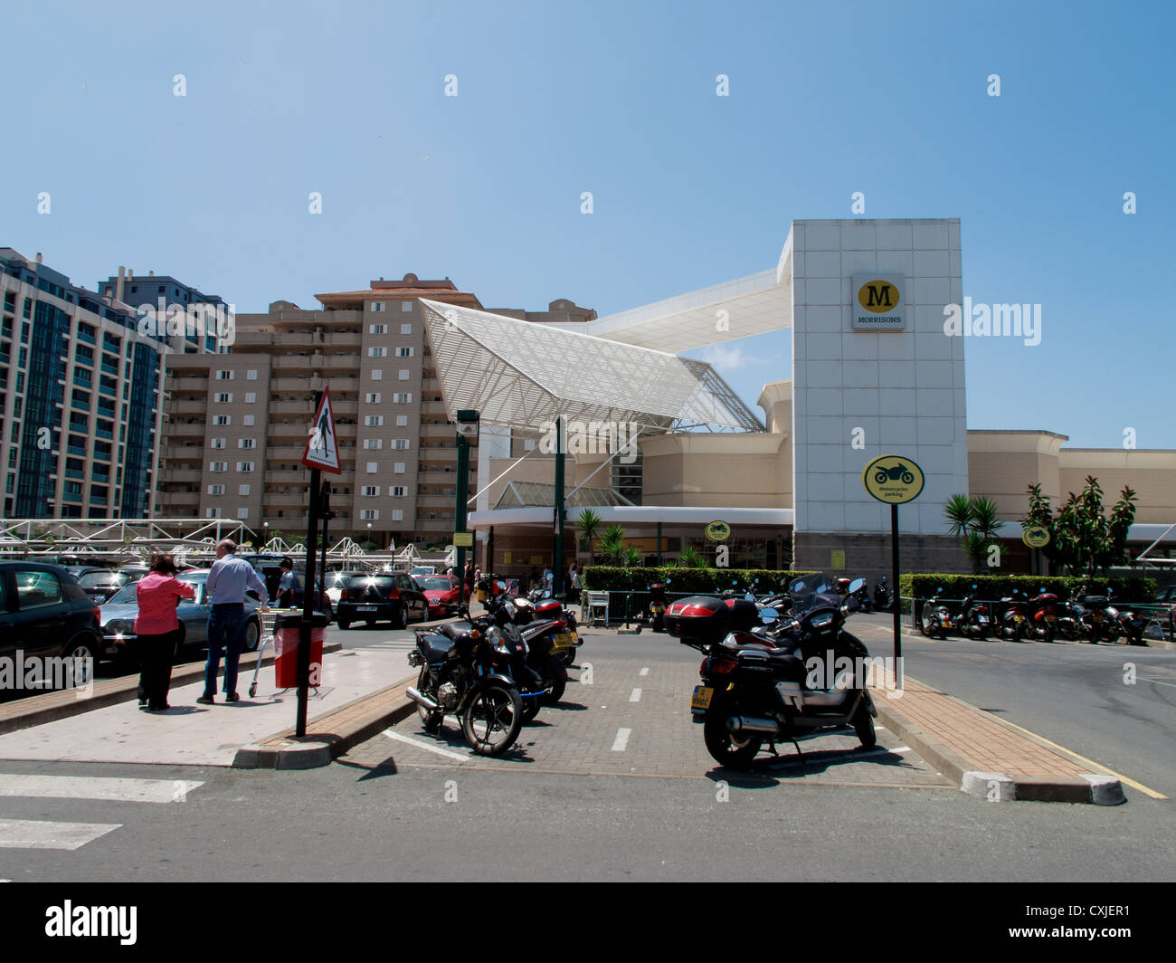 Morrisons, in Gibraltar Stock Photo - Alamy