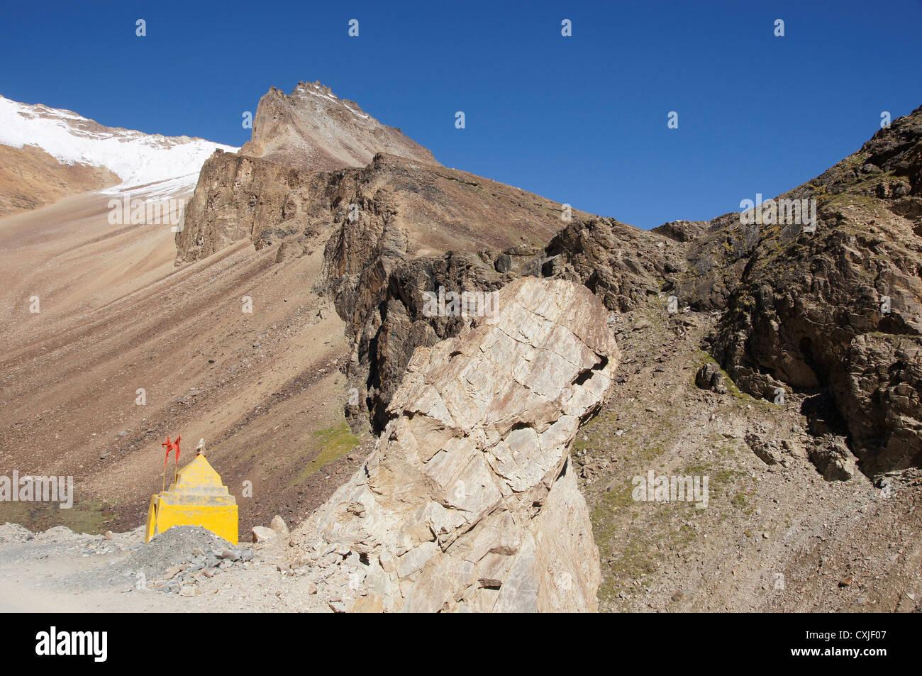 Landscape between Baralacha La (Bara-Lacha-Pass, 4890m) and Sarchu ...