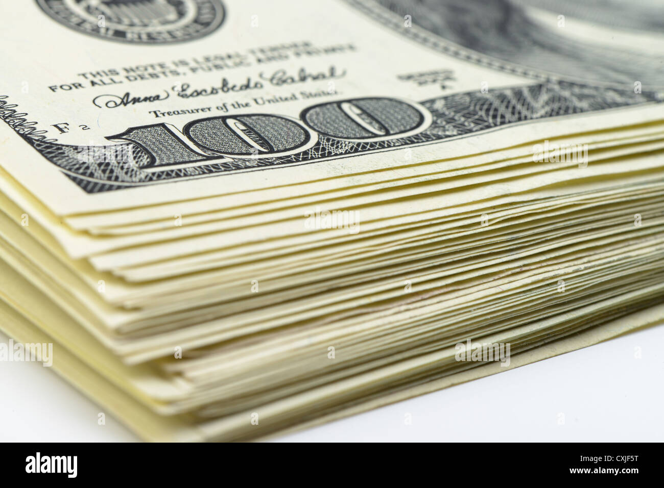 pack of dollars.Highly detailed picture of American money Stock Photo ...