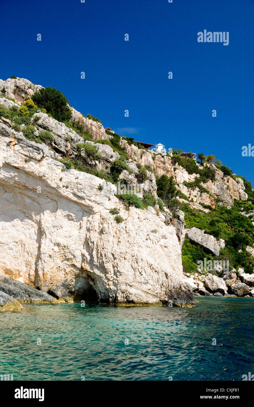 Greece zakynthos skinari windmill hi-res stock photography and images ...