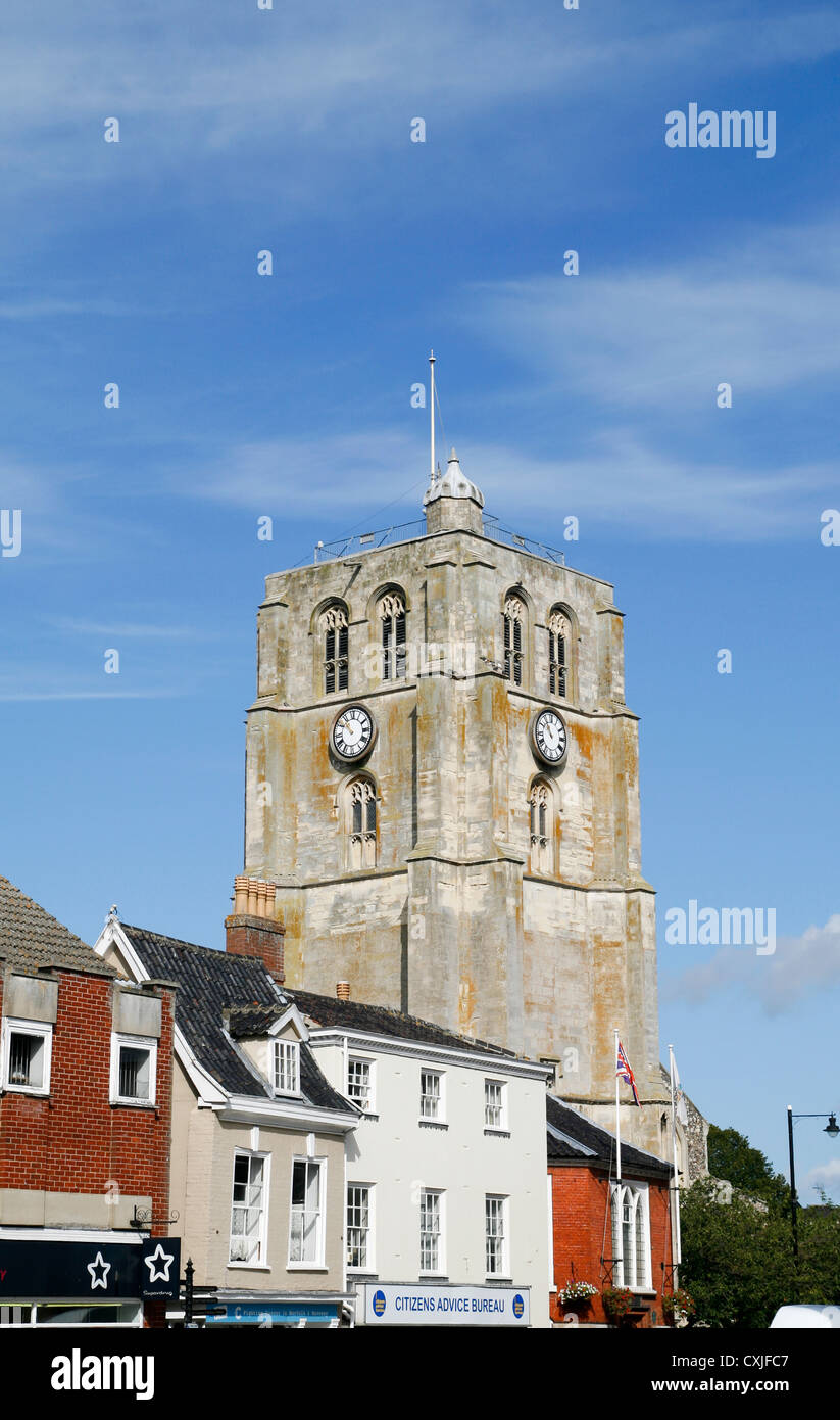 Beccles Tower Beccles Suffolk England UK Stock Photo - Alamy