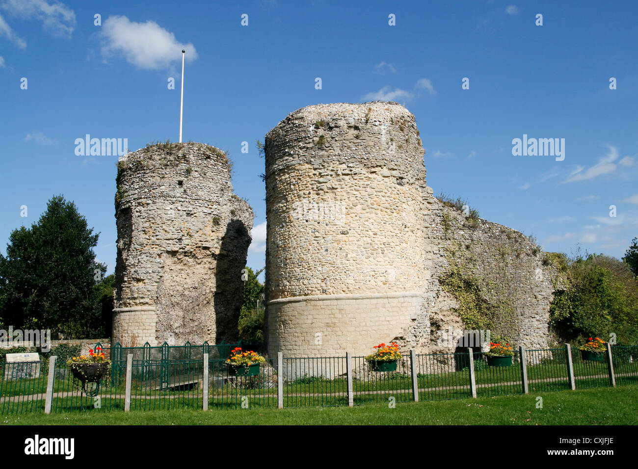 Bungay Castle Suffolk England UK Stock Photo - Alamy