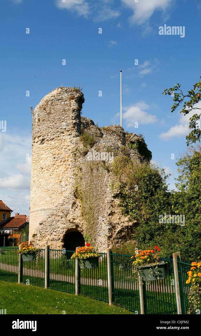 Bungay Castle Suffolk England UK Stock Photo - Alamy