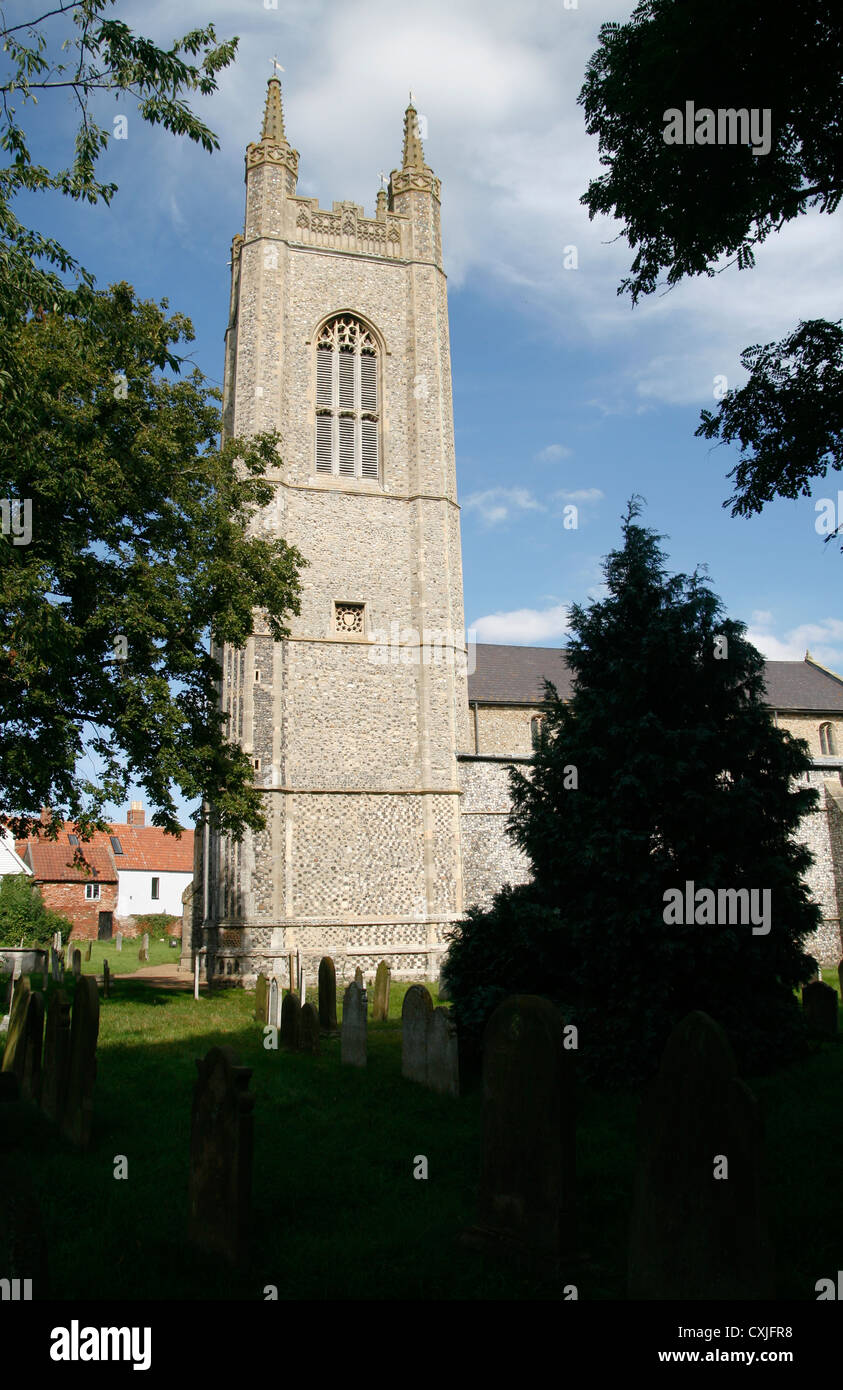 St Marys church Bungay Suffolk England UK Stock Photo - Alamy