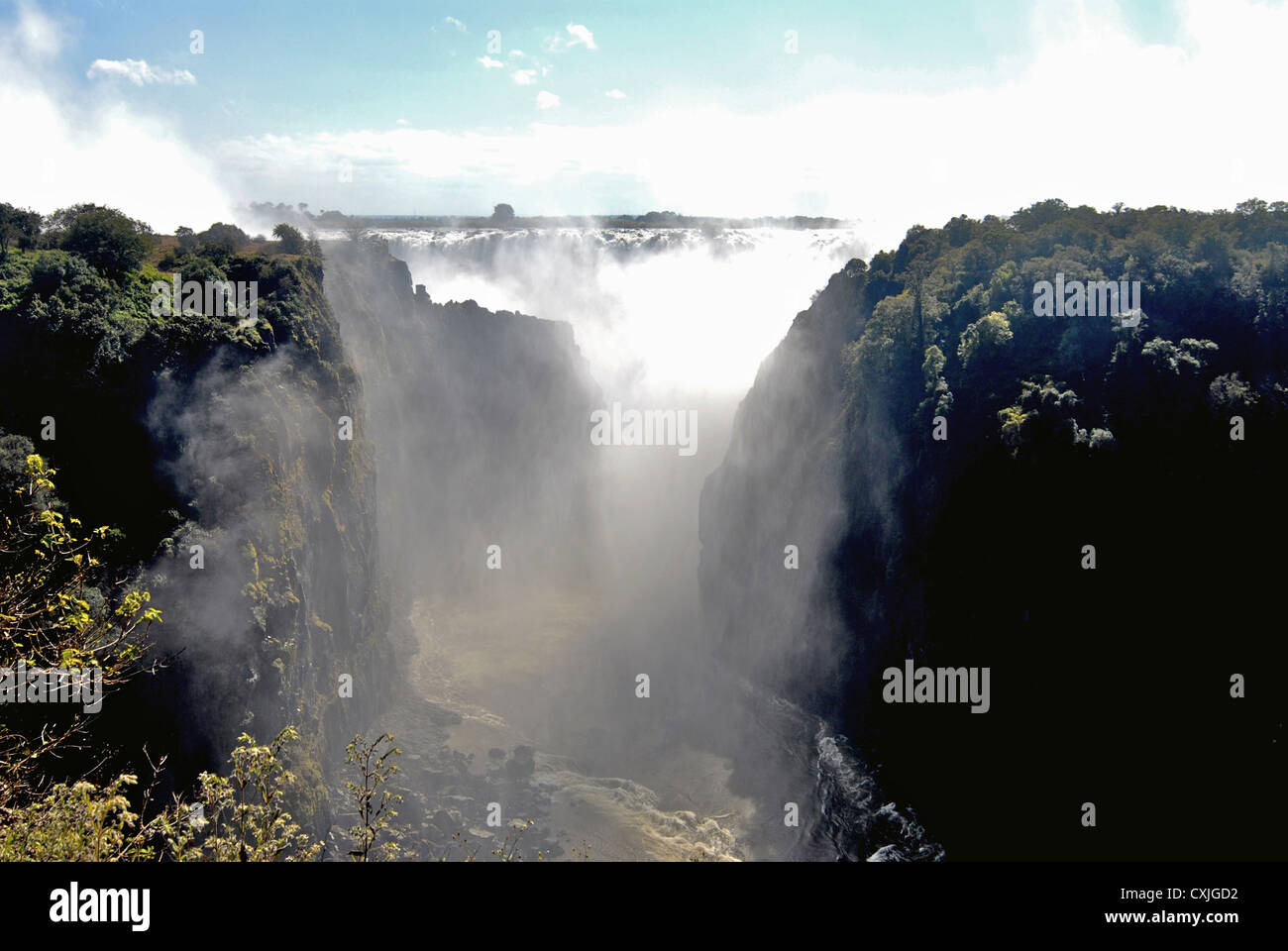 Victoria falls, Livingstone, Zimbabwe, Africa Stock Photo - Alamy