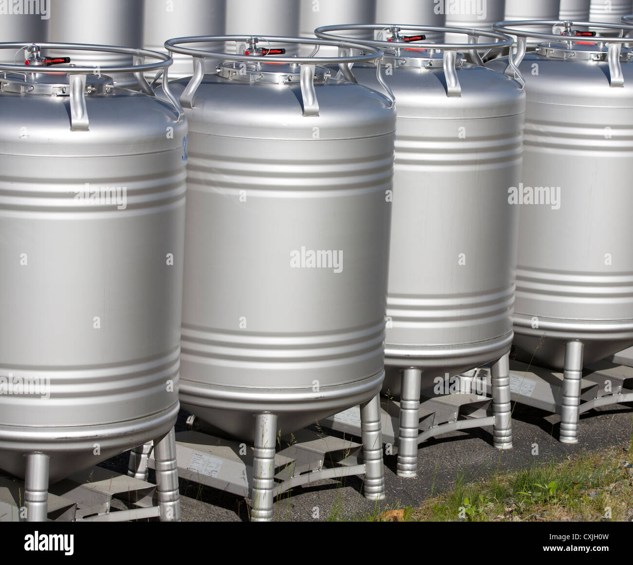 Multiple tank containers used storage hi-res stock photography and ...