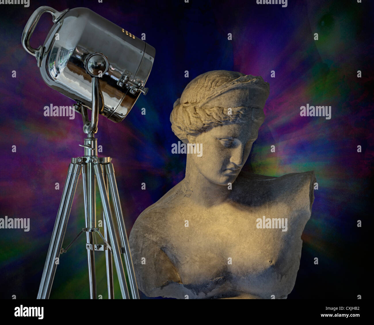 DIGITAL ART: Colours of Eve (Calendar Concept Stock Photo - Alamy