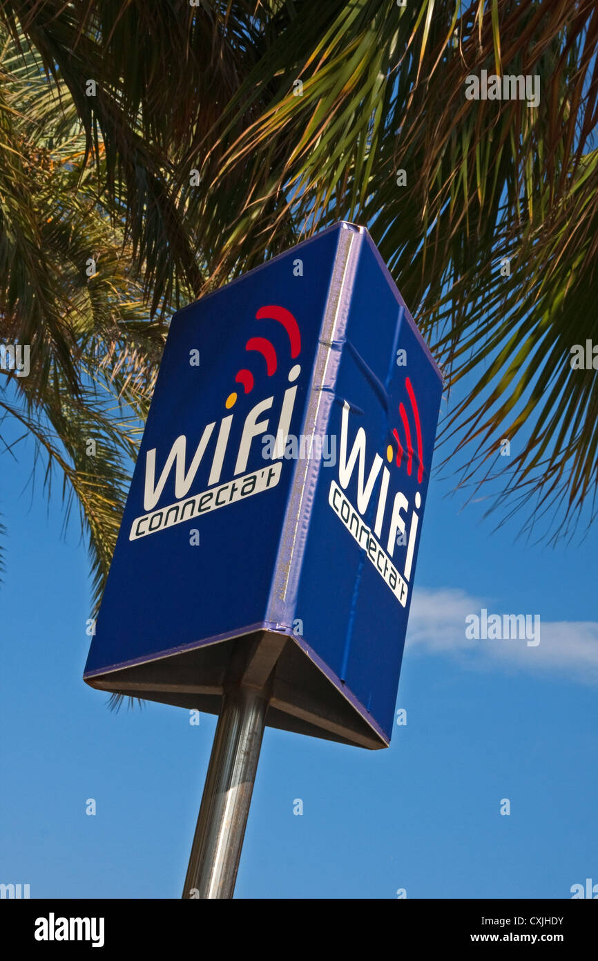 WiFi connection sign Stock Photo - Alamy