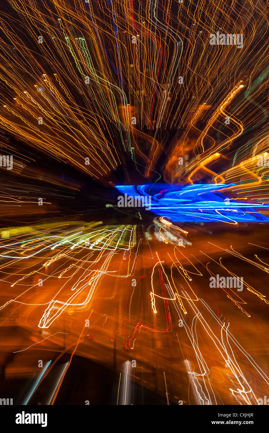 abstract light pattern created in camera Stock Photo - Alamy