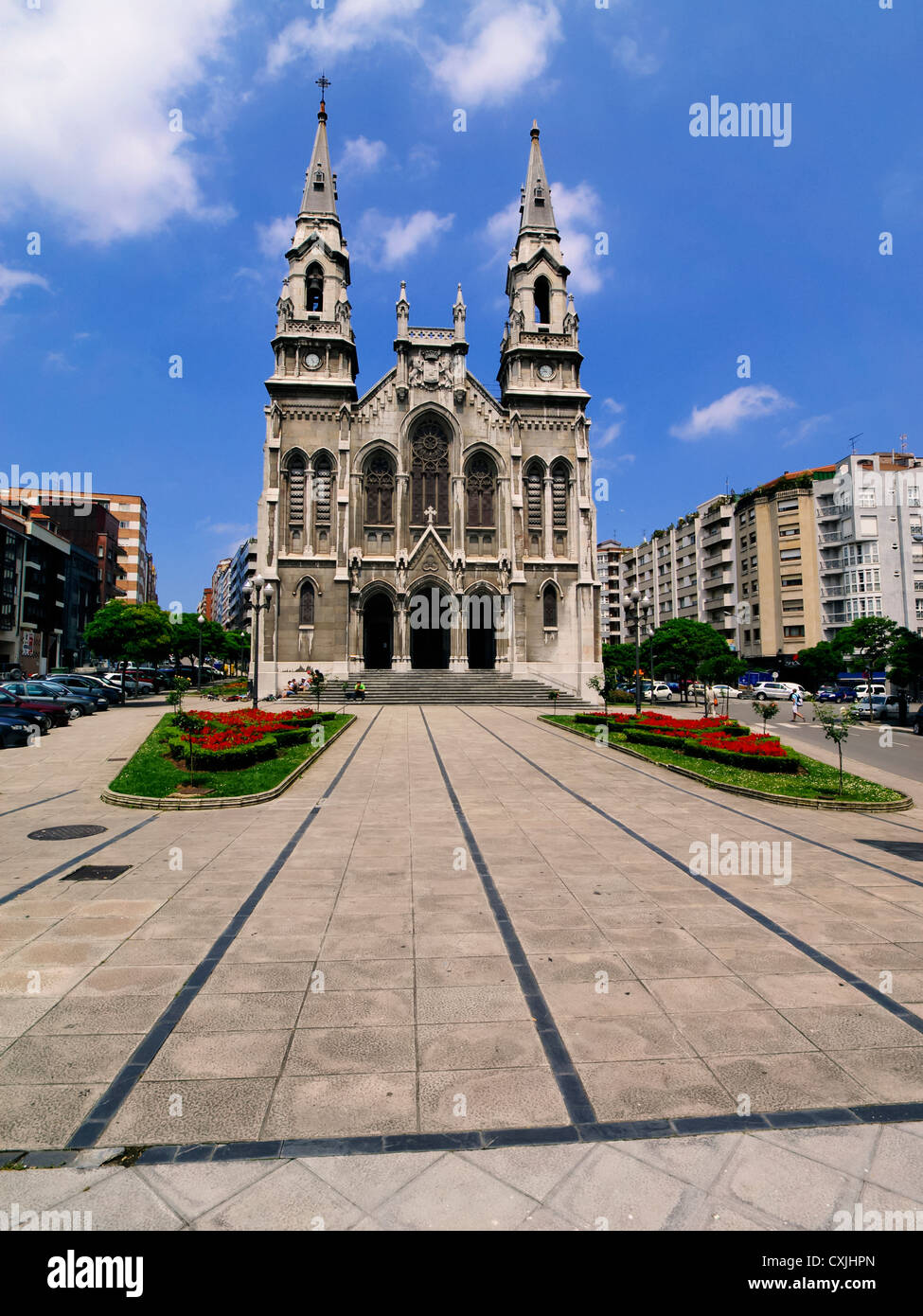 St. Thomas Church, Aviles, Spain Stock Photo - Alamy