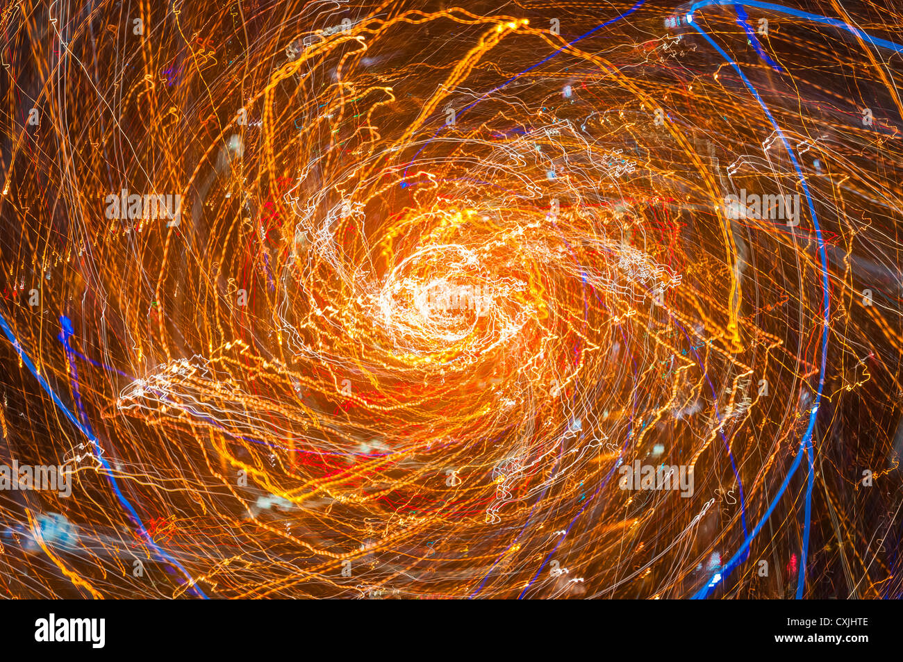 abstract light pattern created in camera Stock Photo - Alamy