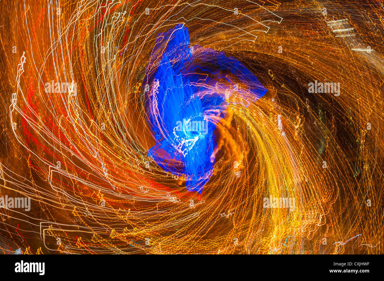 abstract light pattern created in camera Stock Photo - Alamy