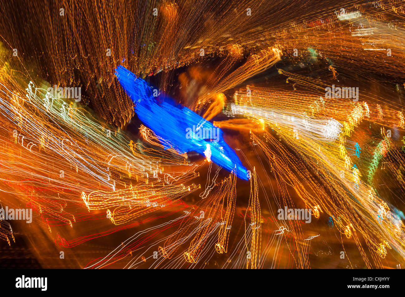 abstract light pattern created in camera Stock Photo - Alamy