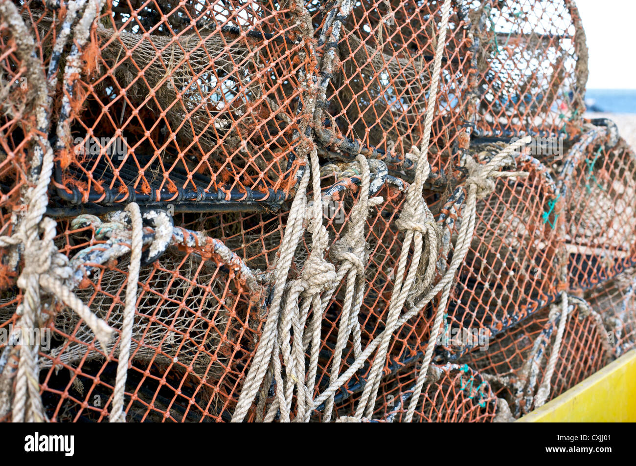 Lobster trap ropes hi-res stock photography and images - Alamy