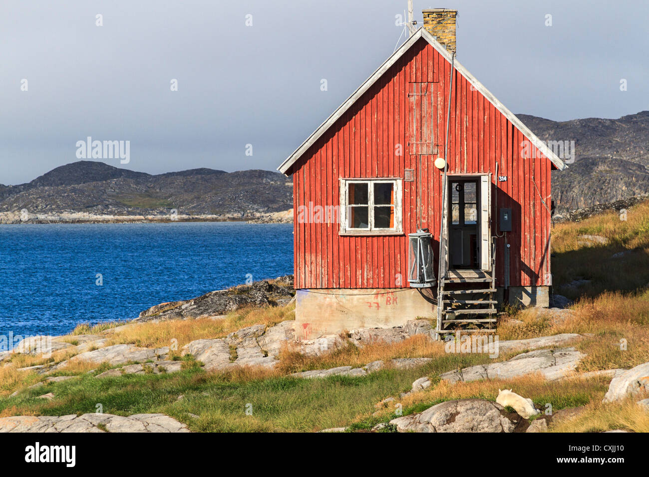 Inuit Houses Greenland Stock Photos & Inuit Houses Greenland Stock ...