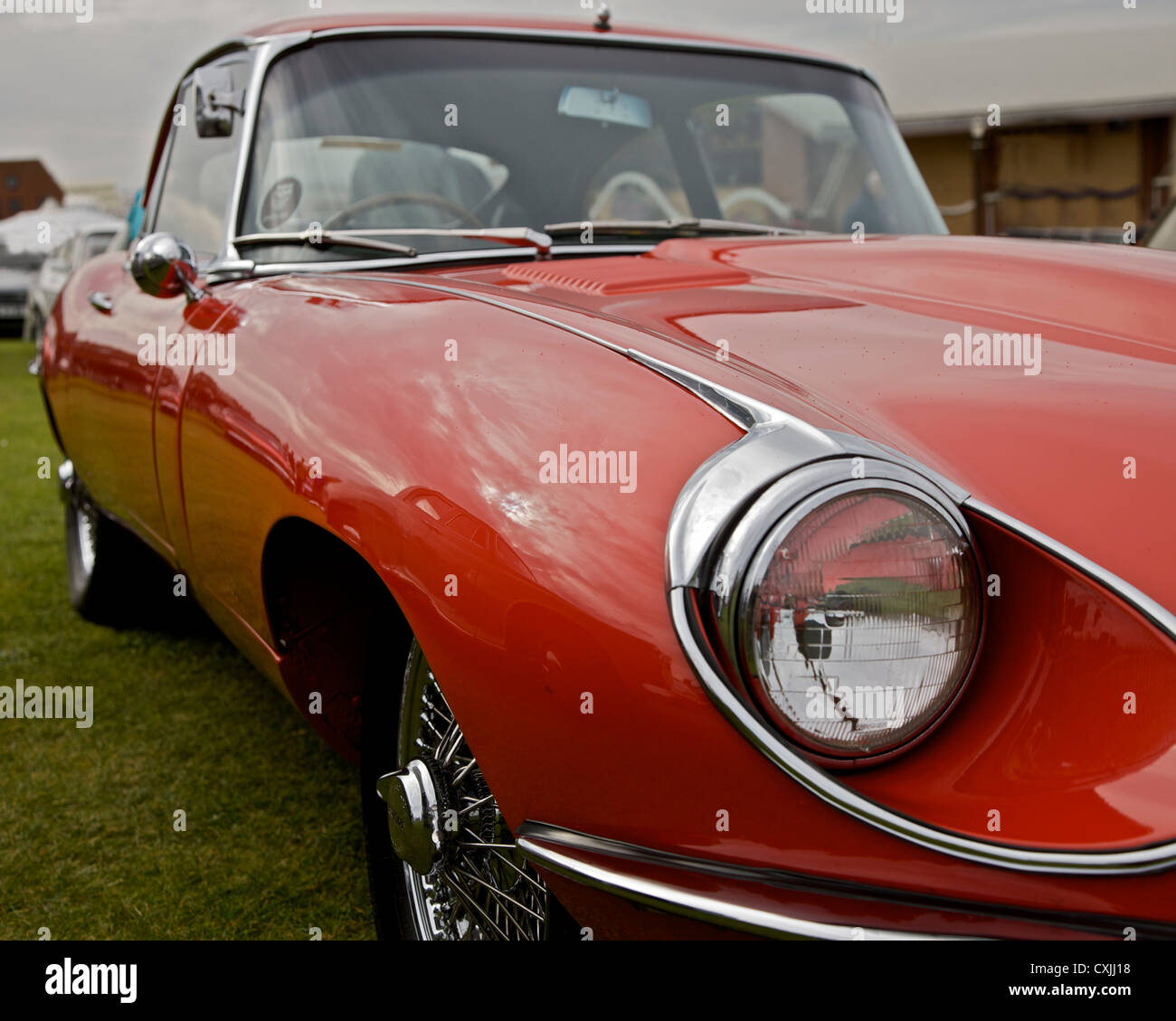 Jaguar e type headlight hi-res stock photography and images - Alamy