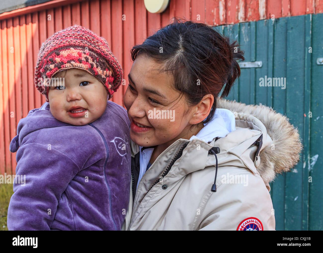Inuit greenland young hi-res stock photography and images - Alamy