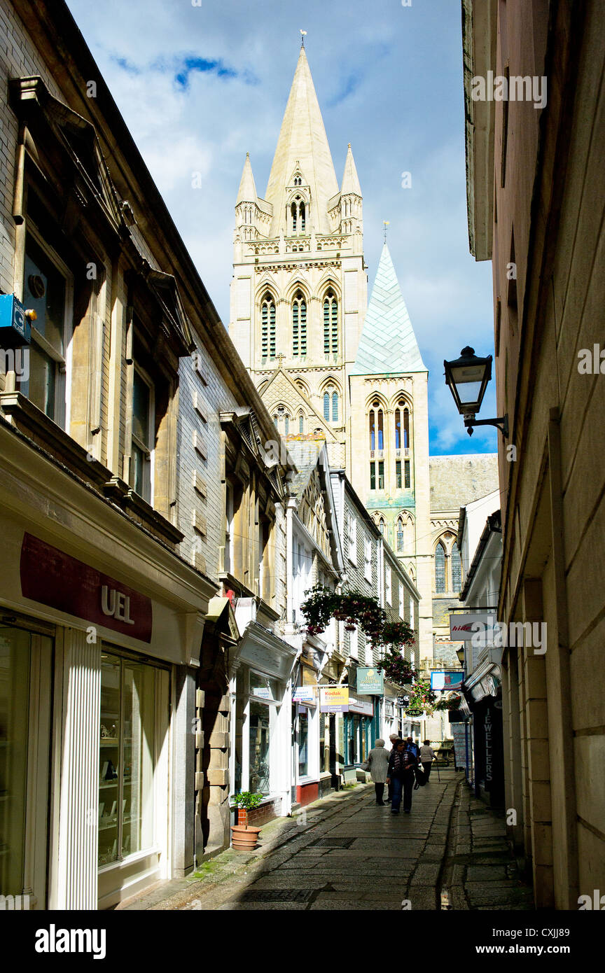 Cathedral Lane in Truro Stock Photo - Alamy