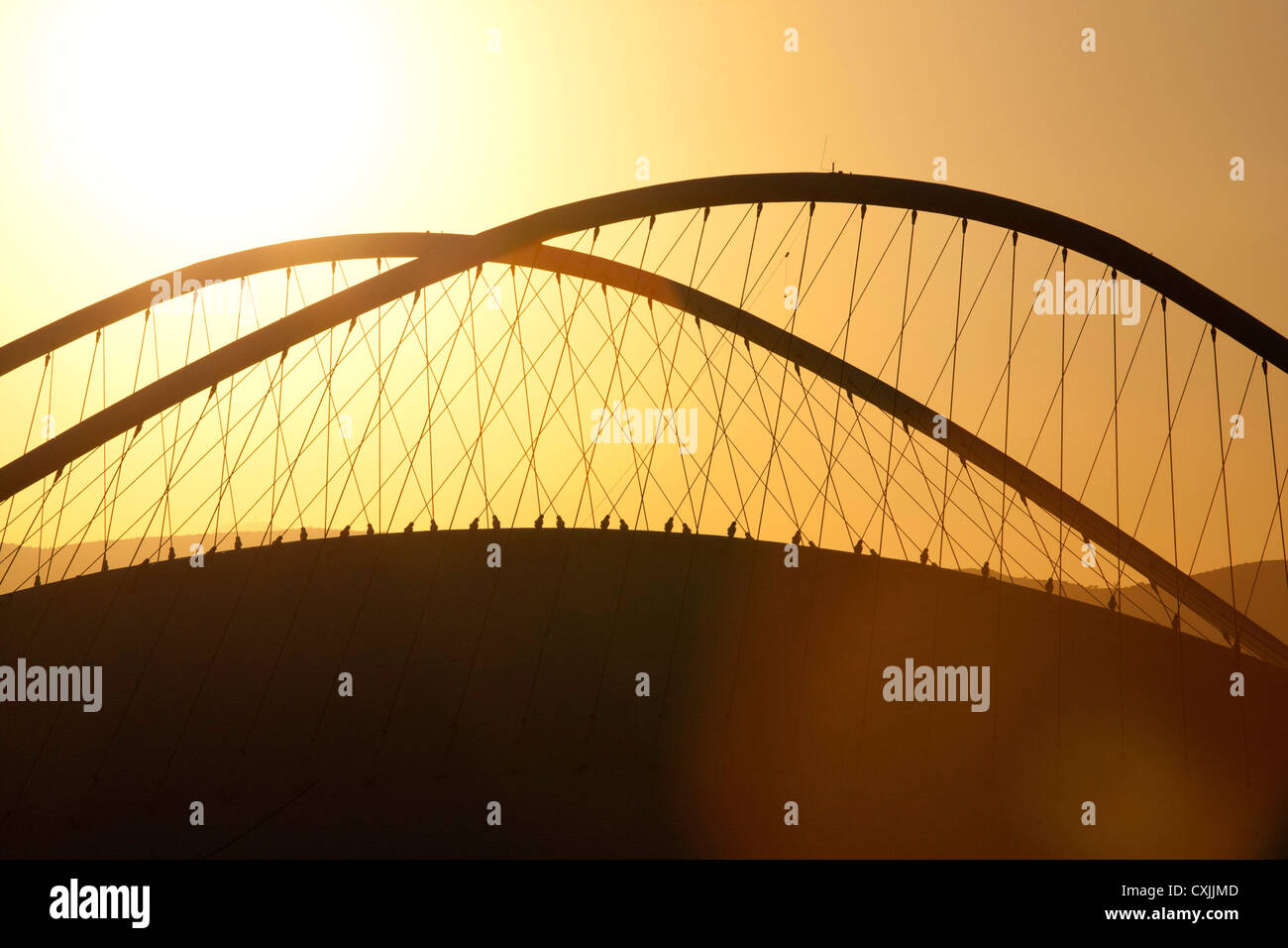 Greece, Attica, Athens, Maroussi, OAKA Olympic Stadium built in 2004 by ...