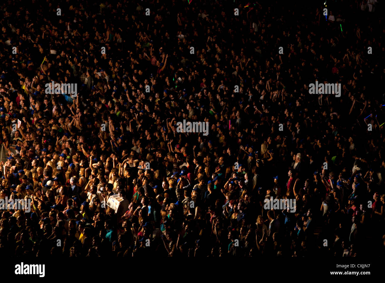 Crowd in concert Stock Photo - Alamy