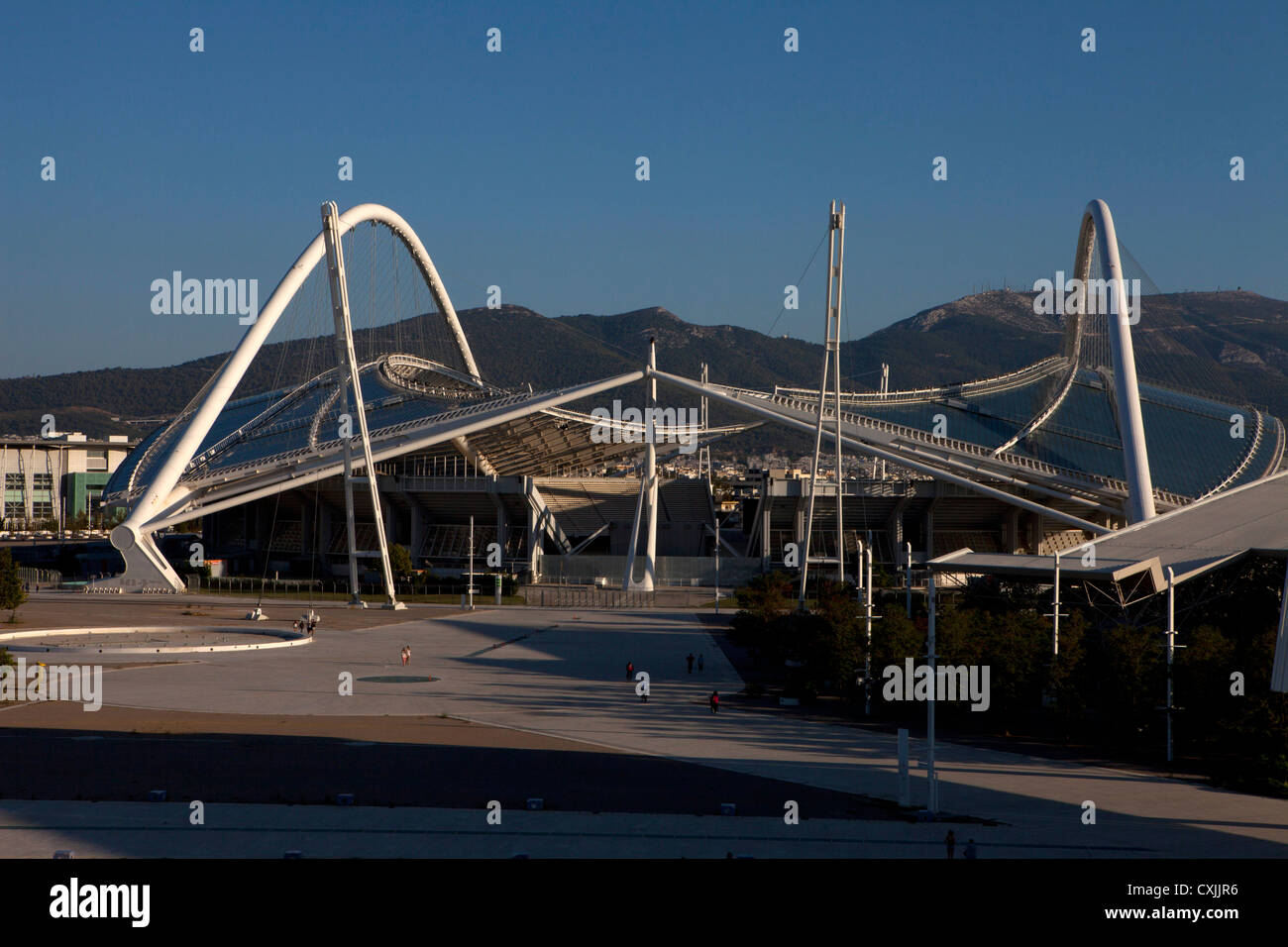 Greece, Attica, Athens, Maroussi, OAKA Olympic Stadium built in 2004 by ...