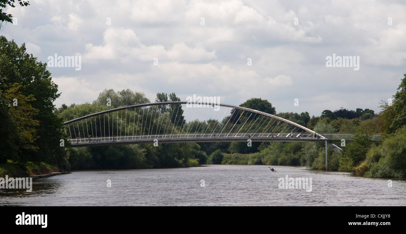 Millenium Bridge at York Stock Photo - Alamy