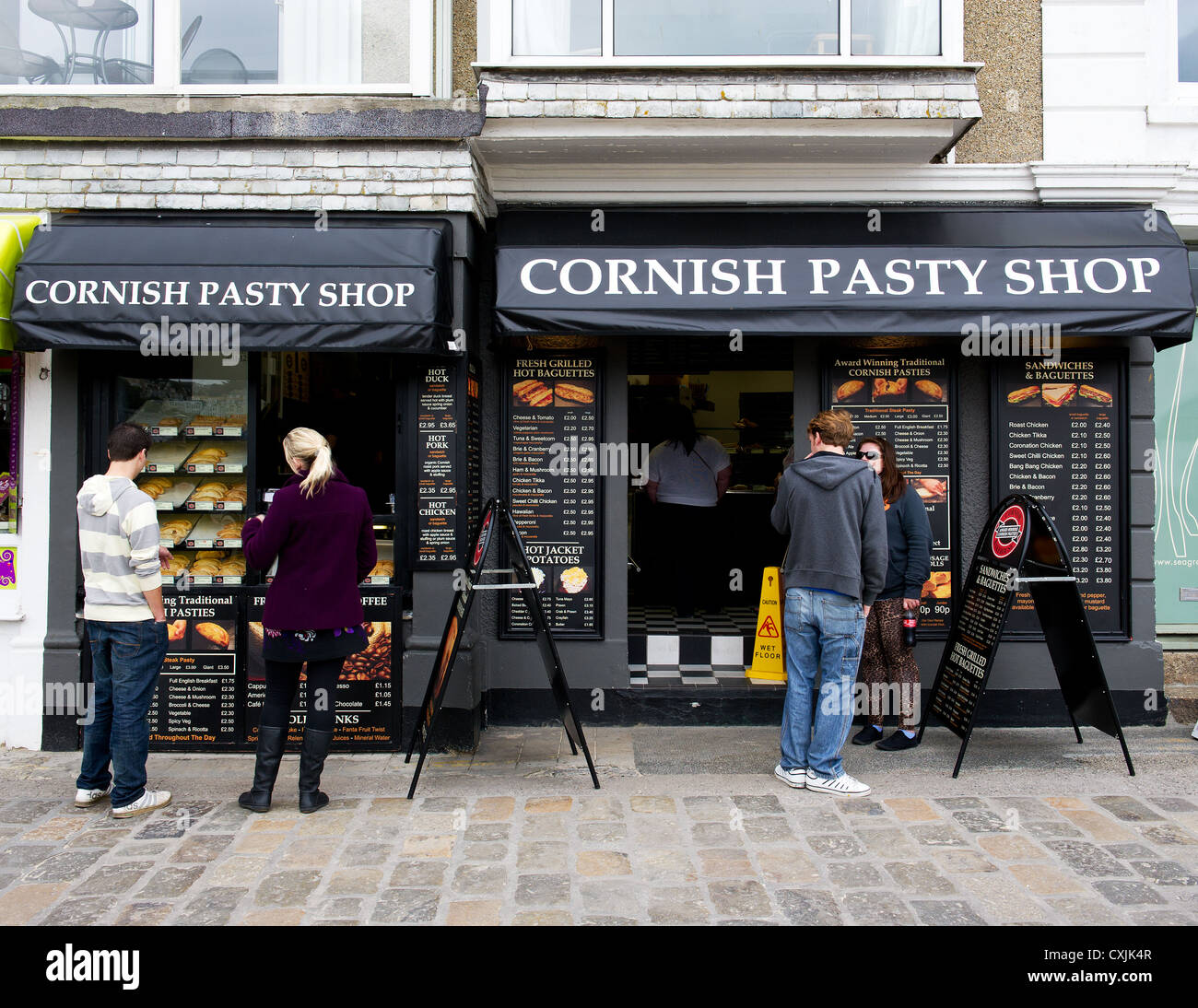 Cornish pasty shop hi-res stock photography and images - Alamy