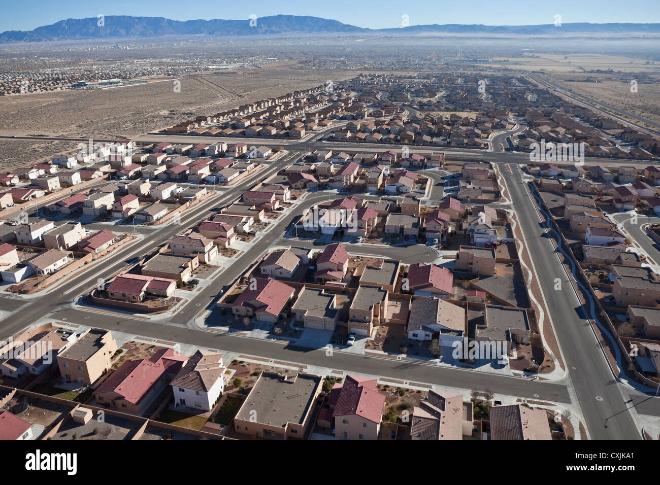 Urban sprawl in albuquerque hi-res stock photography and images - Alamy
