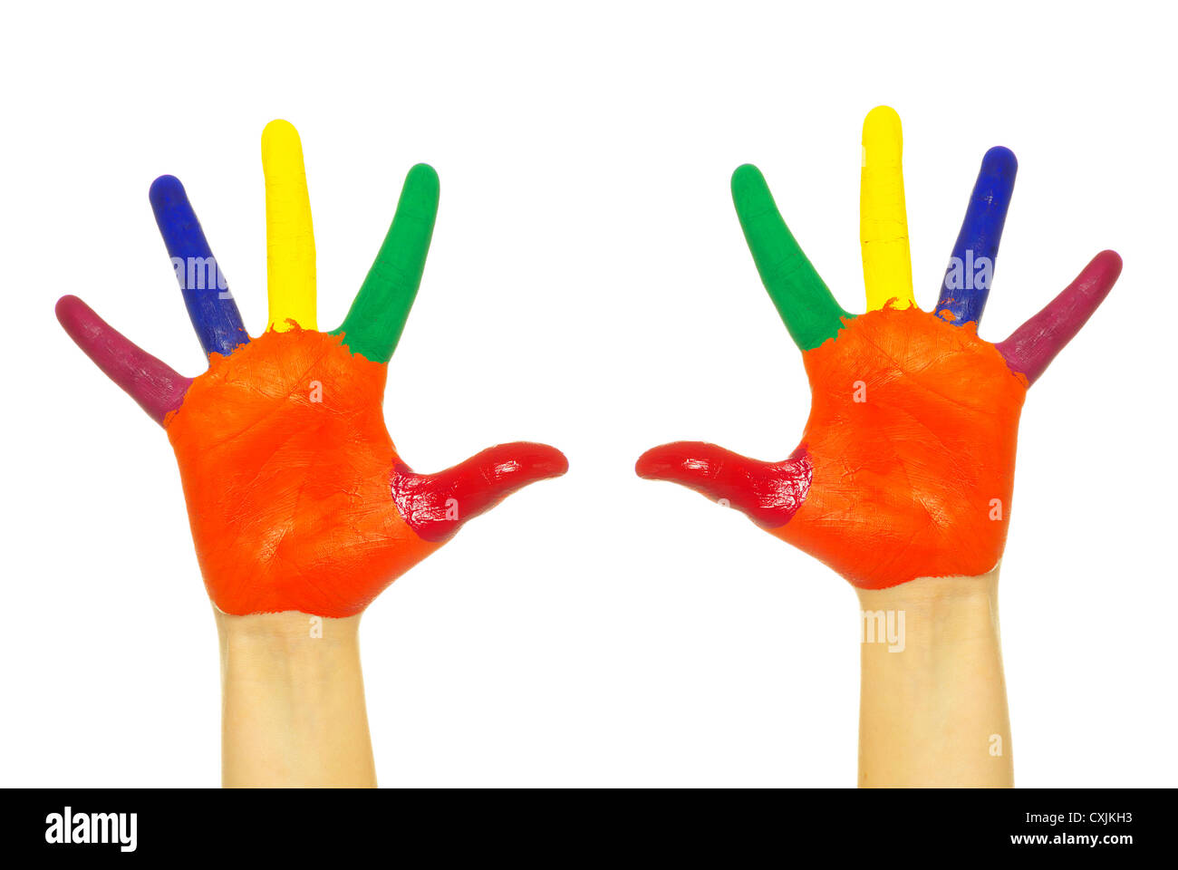 Hand painted craft Cut Out Stock Images & Pictures - Alamy