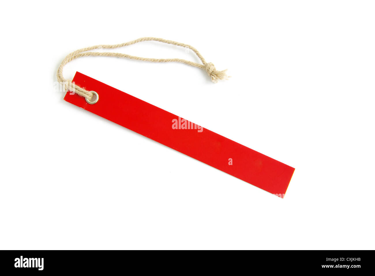 Blank tag isolated on a white backgrounds Stock Photo - Alamy