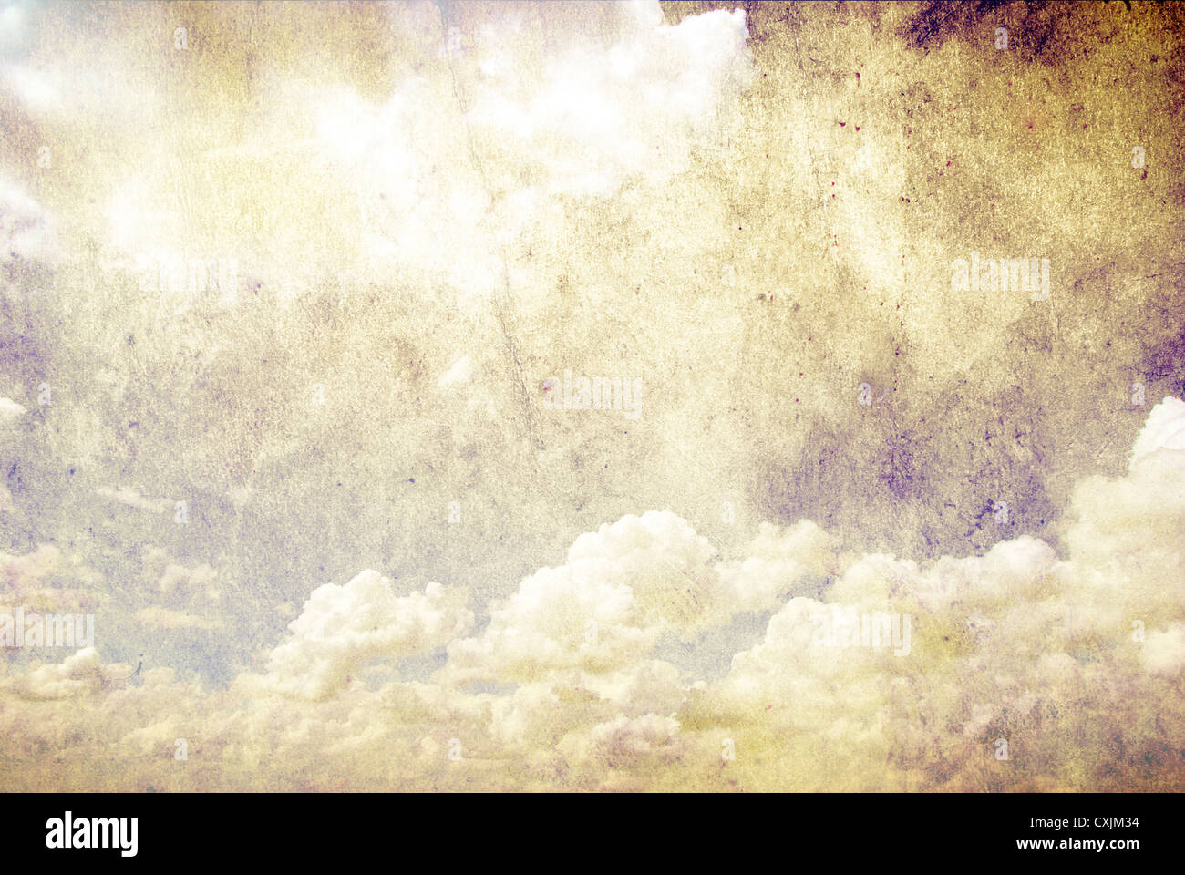 Vintage retro background cloudy sky background Stock Photo - Alamy