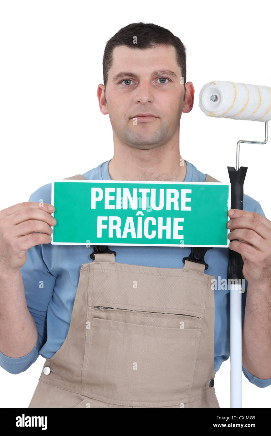 Painting notice board hi-res stock photography and images - Alamy