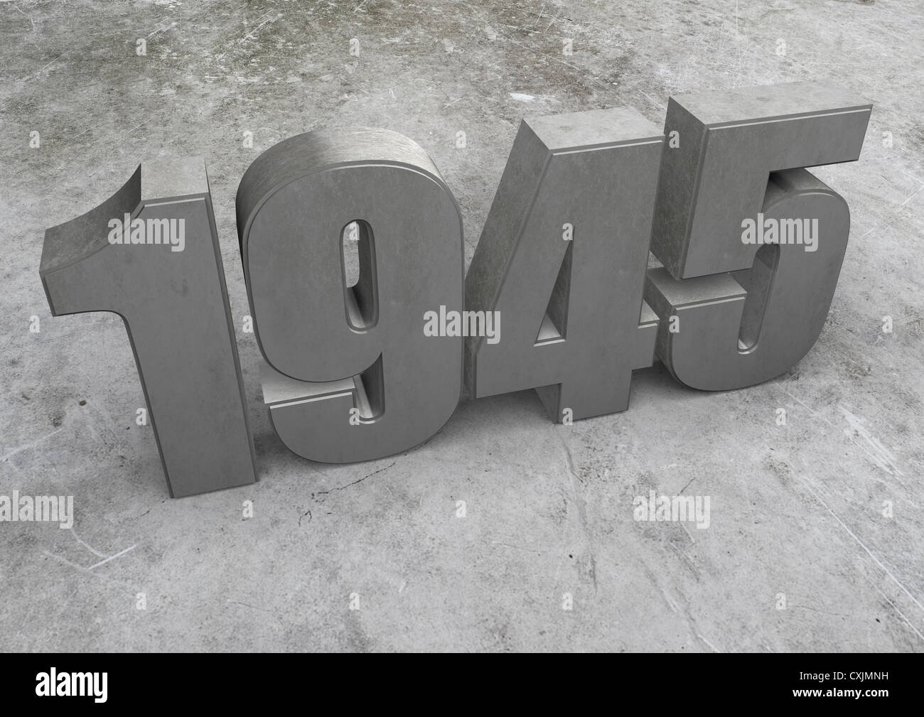 1945 made from concrete / stone on a concrete background. WAR MEMORIAL ...