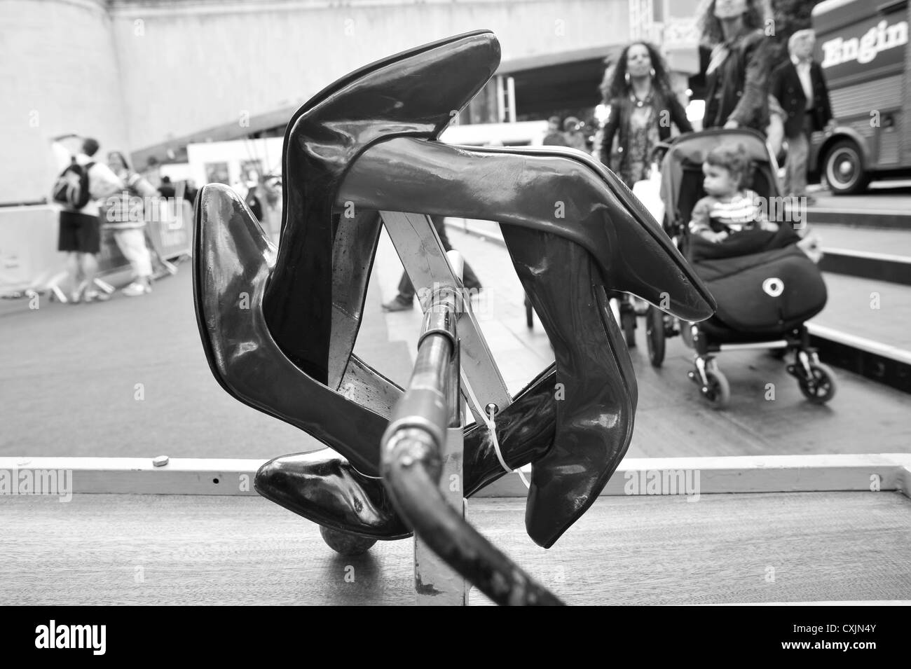 Shoe wheel south bank Stock Photo - Alamy