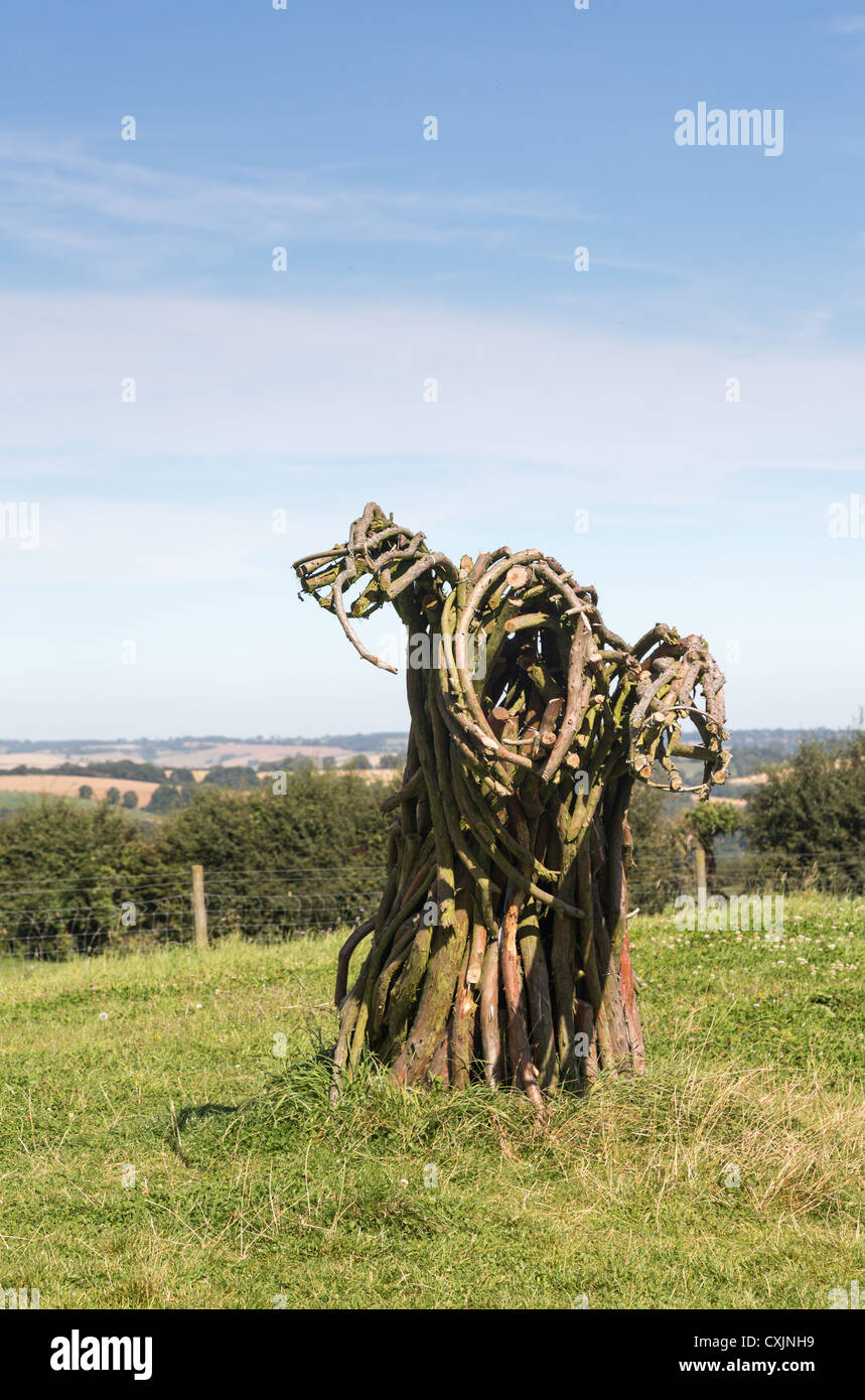 Willow man sculpture hi-res stock photography and images - Alamy