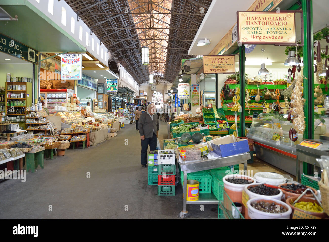 Municipal market of chania hi-res stock photography and images - Alamy
