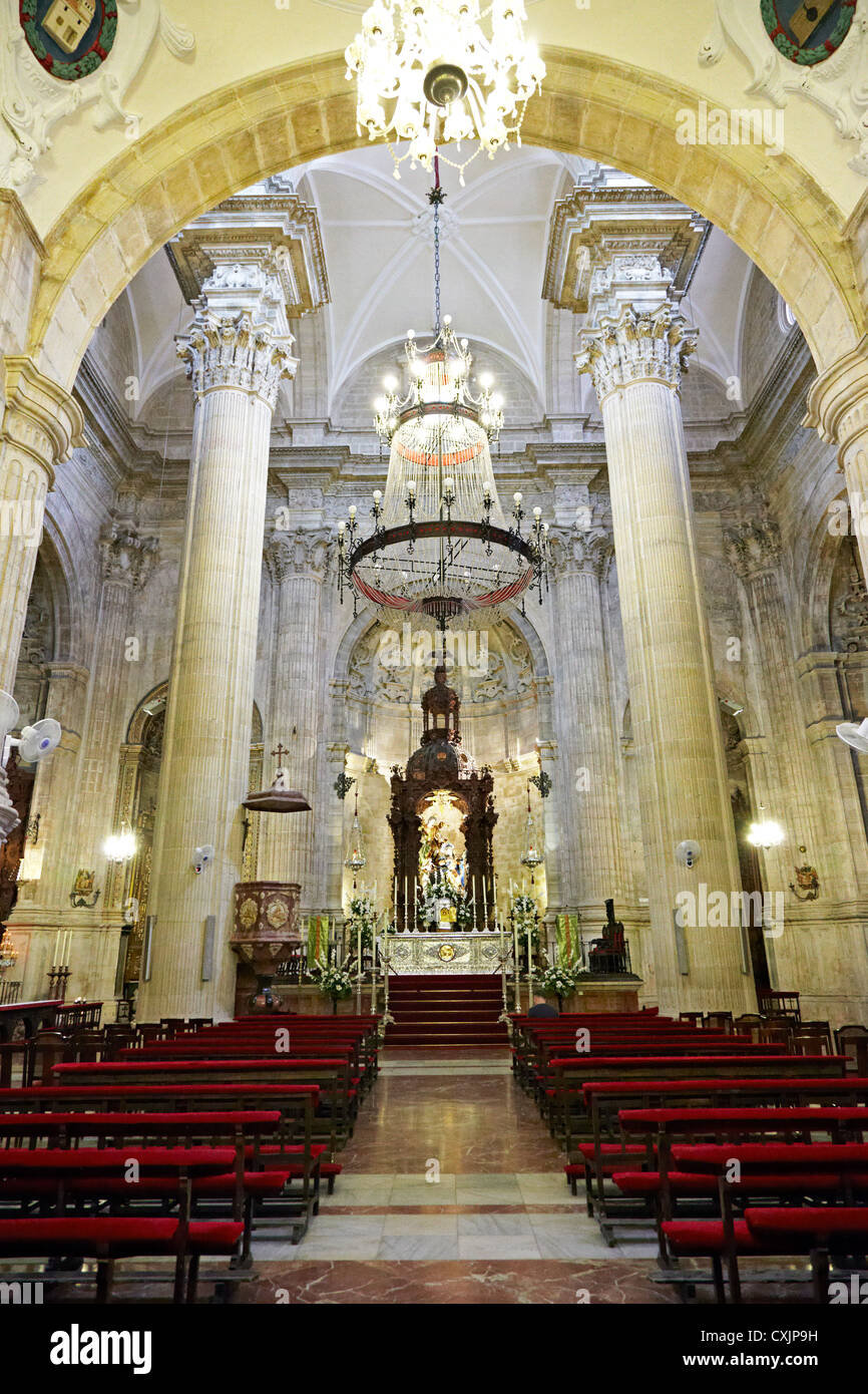 Interior Iglesia De Santa Maria Church Ronda Spain Stock Photo - Alamy