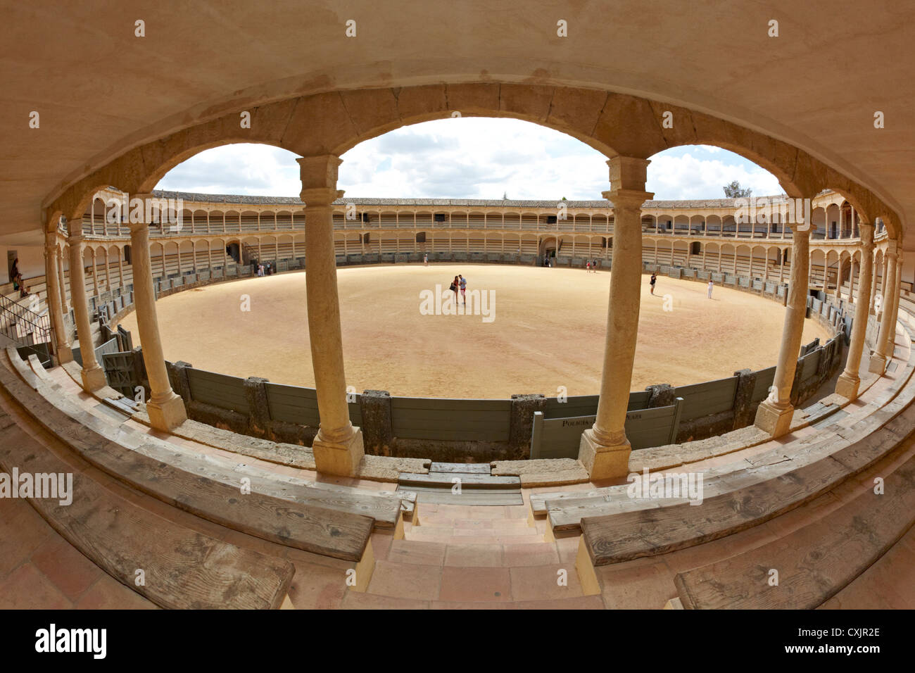 The Ancient Bullring Ronda Spain Stock Photo - Alamy